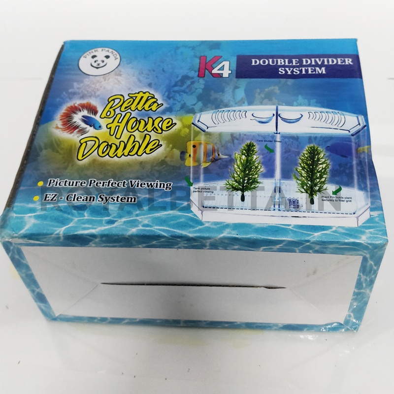 Taiyo Pluss Discovery House Double Betta Tank - Royal Betta